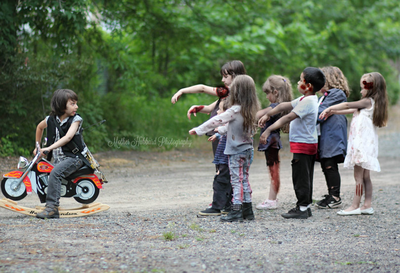 Children cosplaying the walking dead | Lipstick Alley